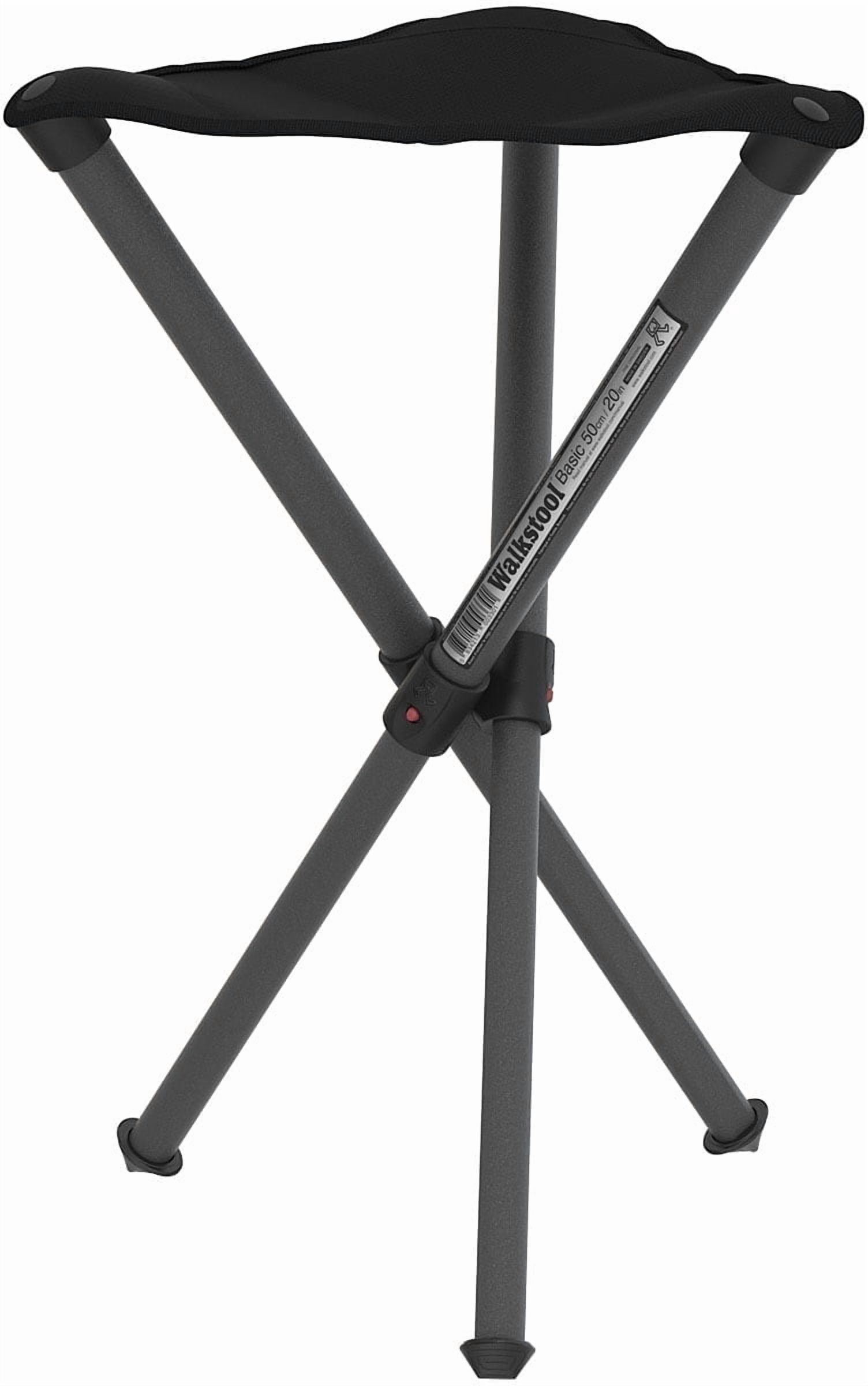 Walkstool - Basic Model - Black Color - 3 Legged Folding Stool in ...