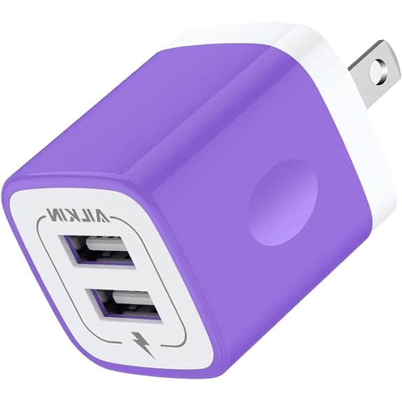 Wall , , 2.1Amp Dual Port Quick Plug Cube for , Galaxy Double A AC ...