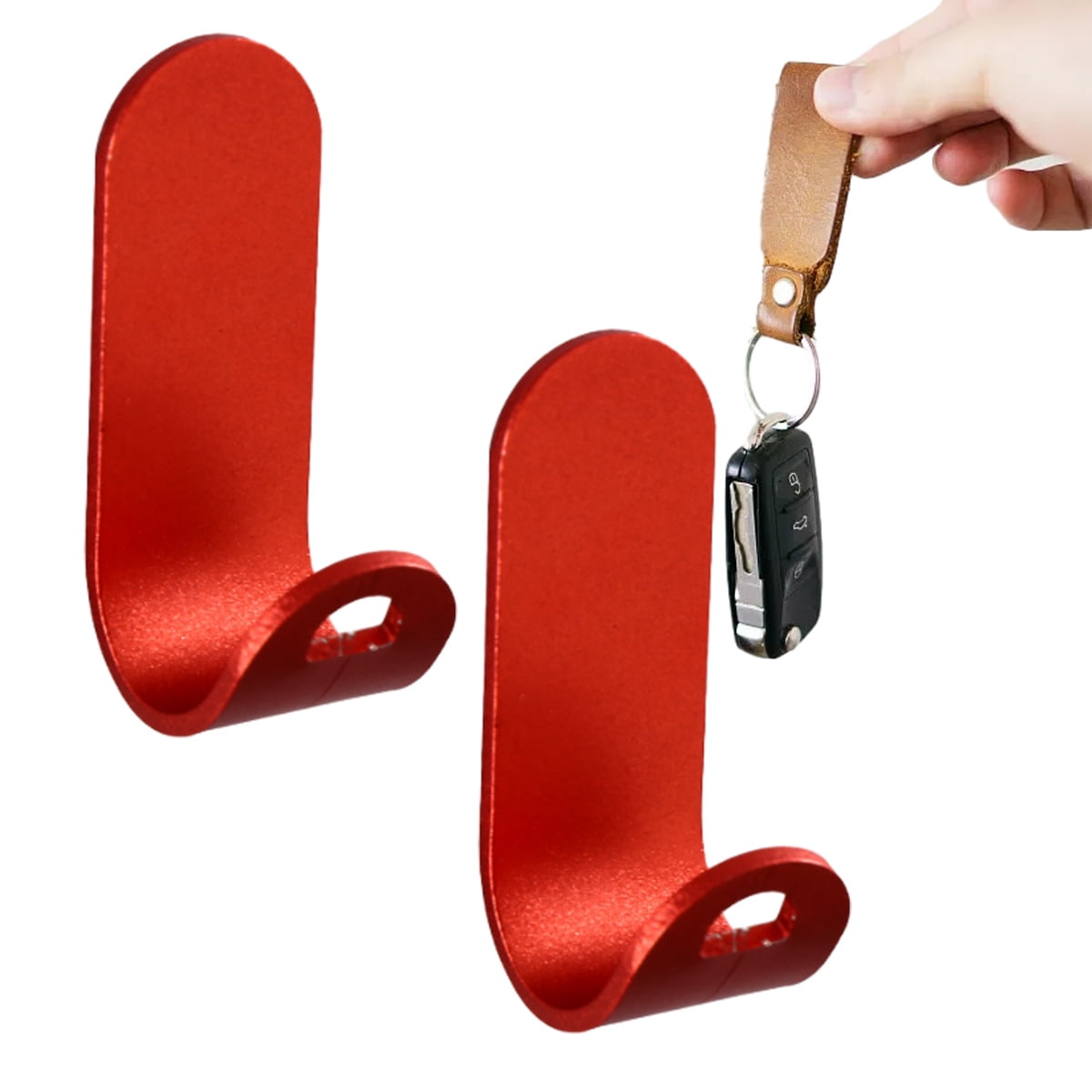 Wall Adhesive Sticky Hooks Sky Blue Color Pack Steel Wall Hanger Hooks ...