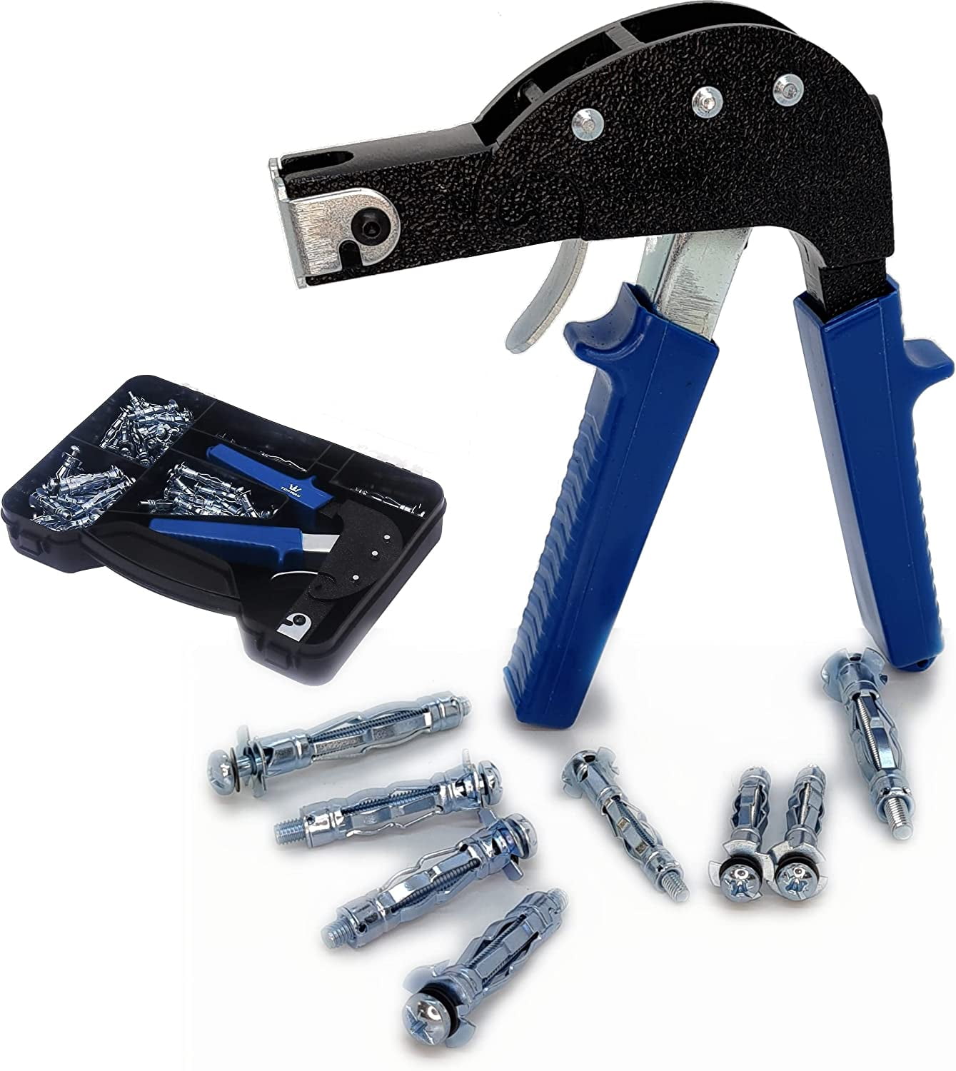 Wall Anchor Setting Tool Kit 72Pcs, Steel Metal Plasterboard Cavity ...