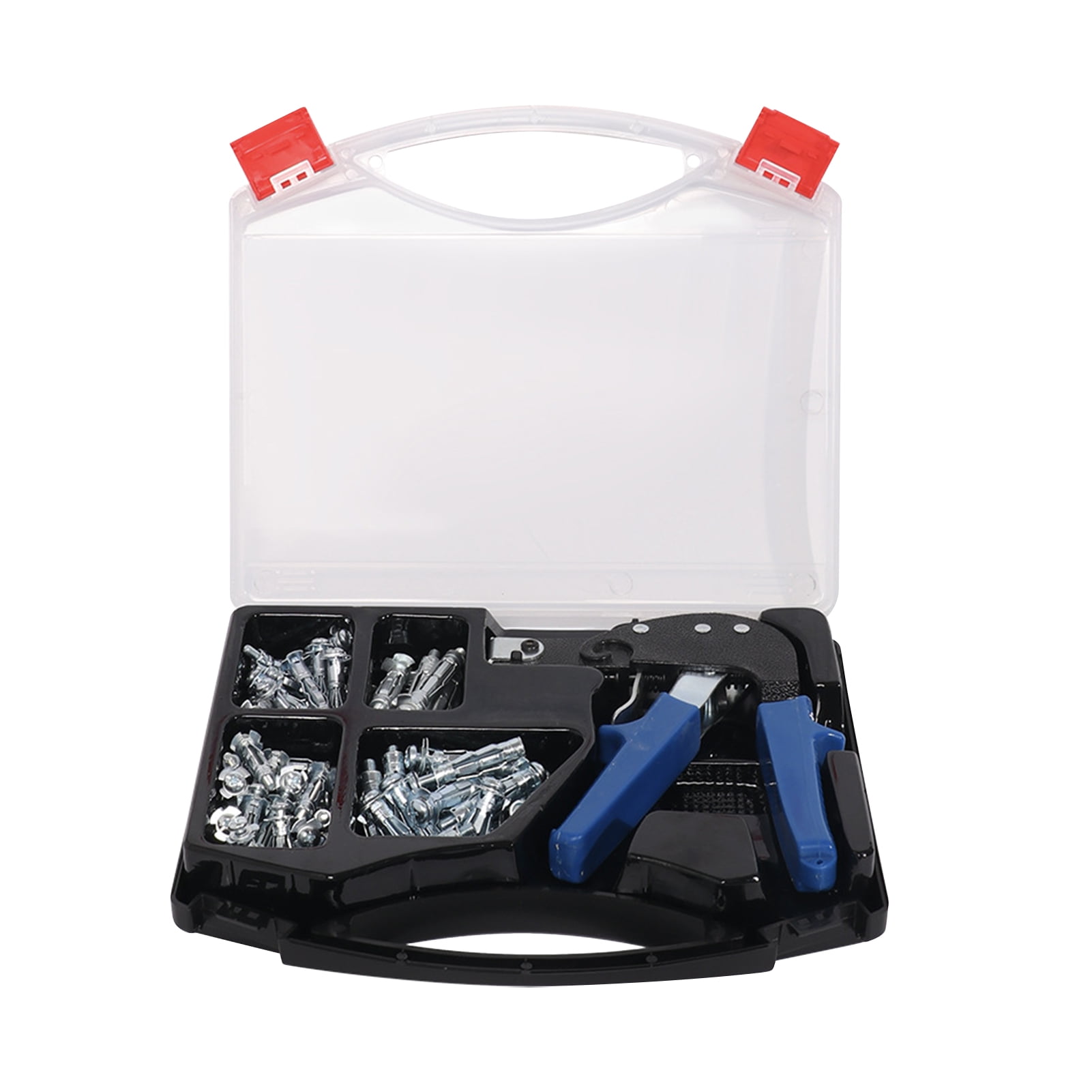 Wall Anchors Setting Tool, 72x Set Drywall Anchors Screws Assortment ...