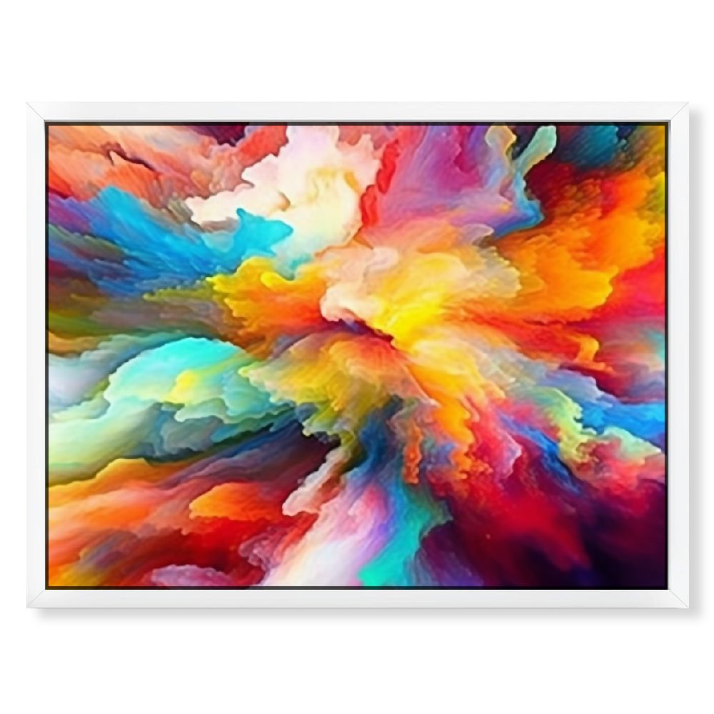 Wall Art Abstract - Color Clouds - Artwork for Bedroom - Walmart.com