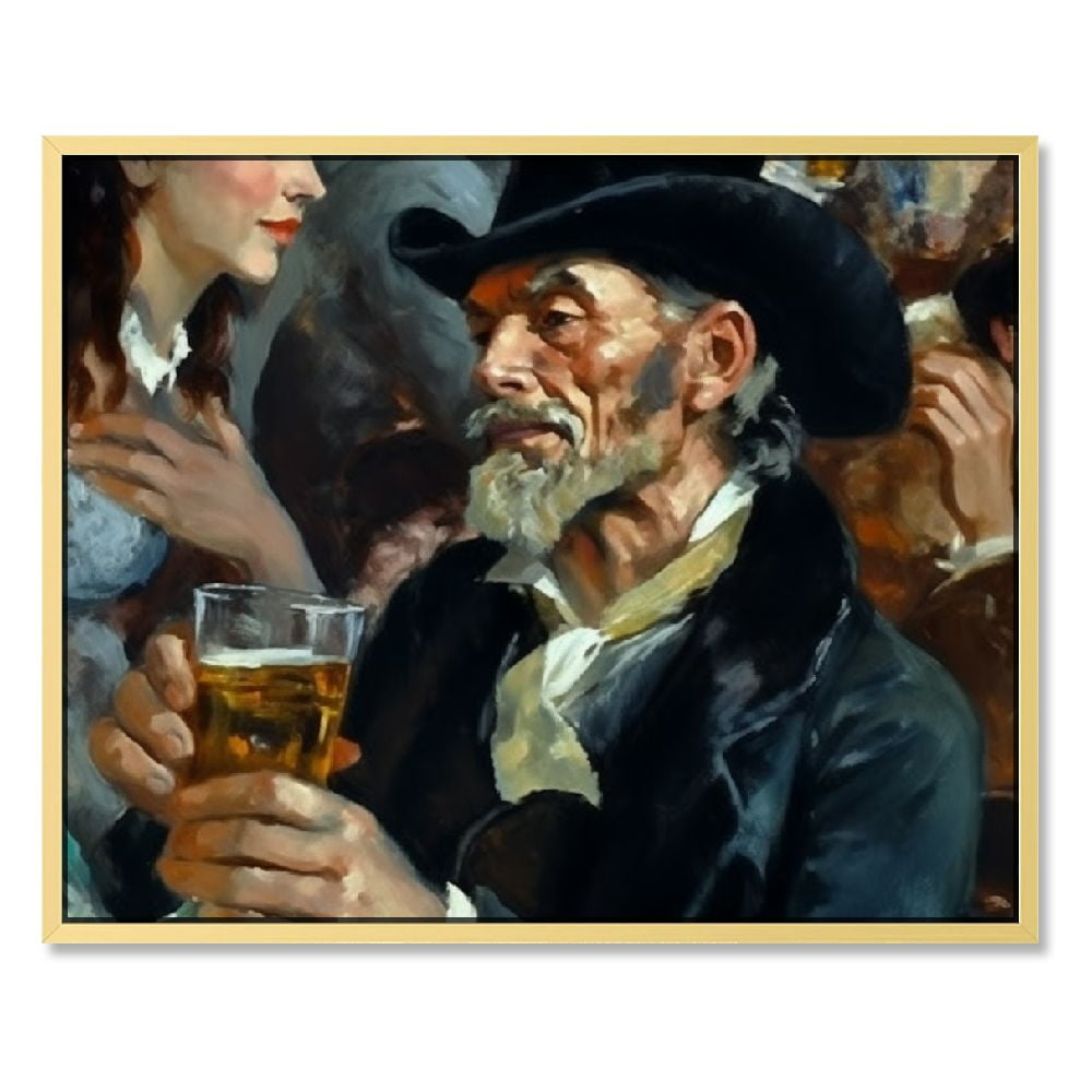 Wall Art - At the Cafe Concert art poster - Impressionism Art Prints ...