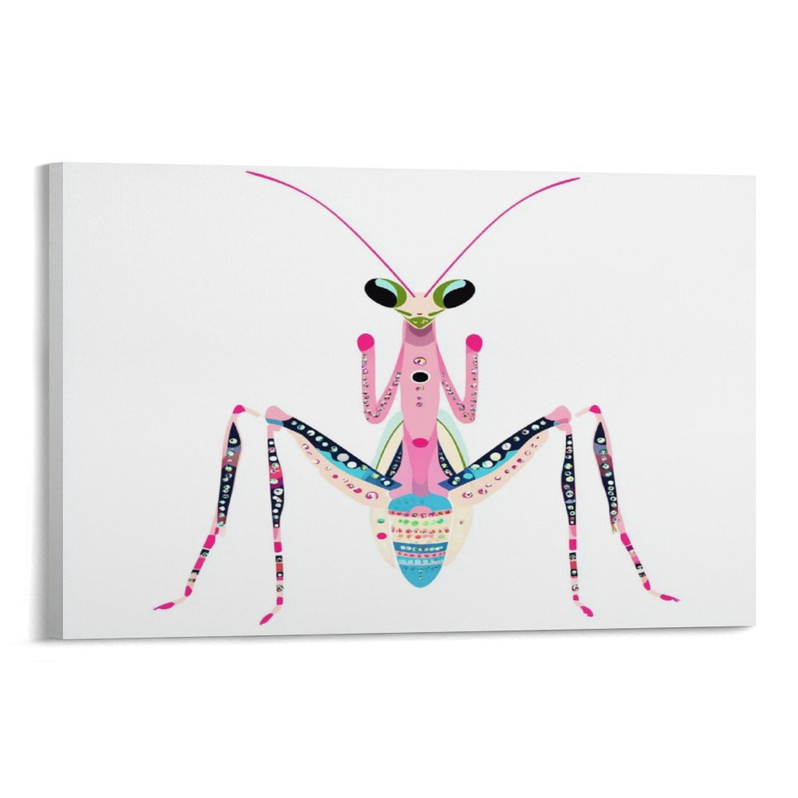 Wall Art for Bathroom Cute Praying Mantis Canvas Prints Wall Art ...
