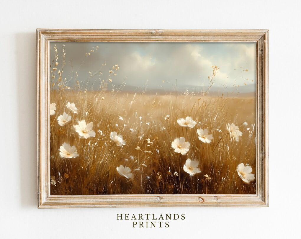 Wall Art Daisy Artwork Of Springfield Perennial Flowers Print ...