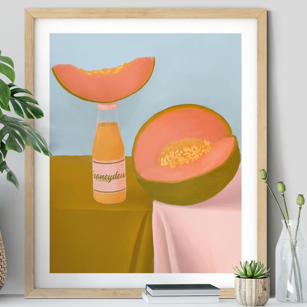 Wall Art, Danish Pastel Decor, Mid Century Modern Kitchen Wall Art, Dining Room Wall Decor ...