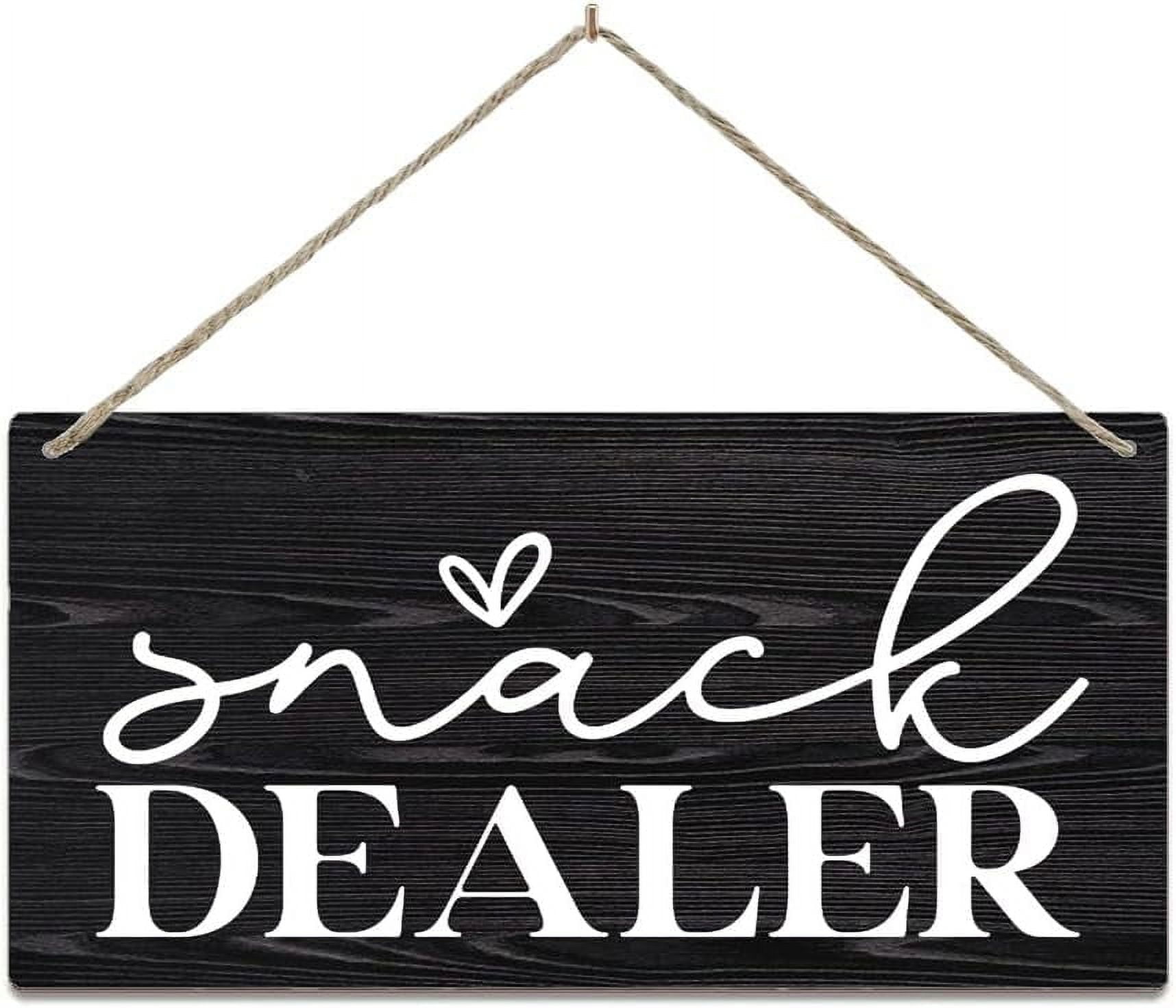 Wall Art Decor Wooden Sign Snack Dealer Sign Wood Signs Design Hanging ...