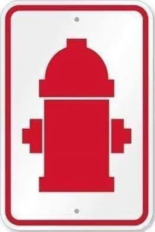 Wall Art Decoration - Fire Hydrant Decor 8x12 Inch Retro Look Home Club ...