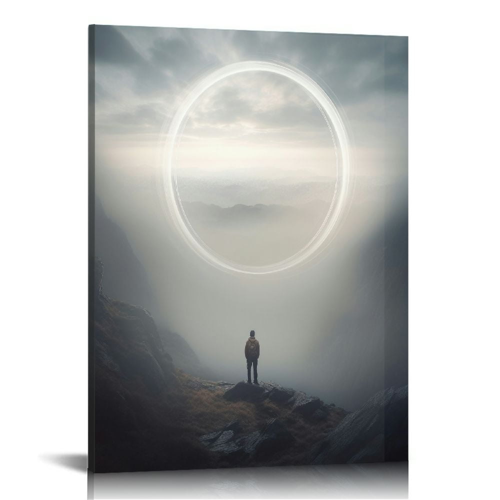Wall Art Fog Artwork Paintings Print on Canvas Wall Art for Home Walls ...