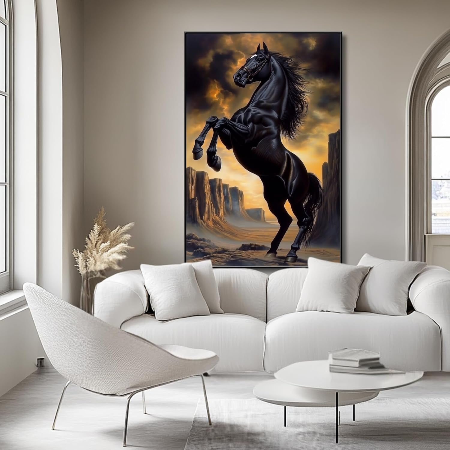 Wall Art, Framed Canvas Poster for Living Room, Bedroom, Entryway - 39 ...
