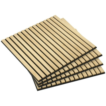 Art3dwallpanel 2PCS 95.7''x24'' Wood Slat Acoustic Panels, MDF 3D ...