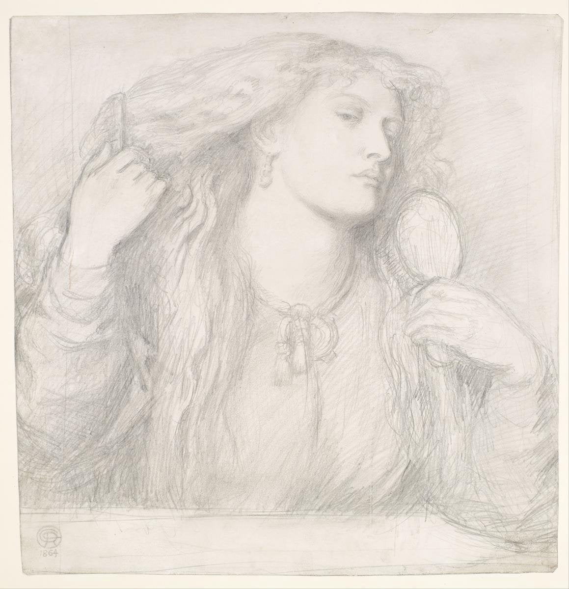 Wall Art Impressions 24x24in Photographic Quality Poster Dante Gabriel ...