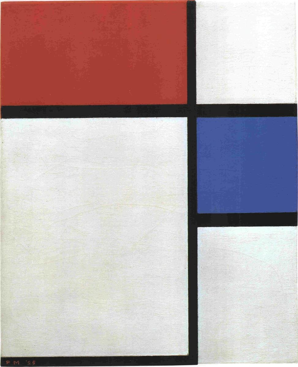 Wall Art Impressions 24x29in Fine Art Quality Poster Piet Mondrian ...