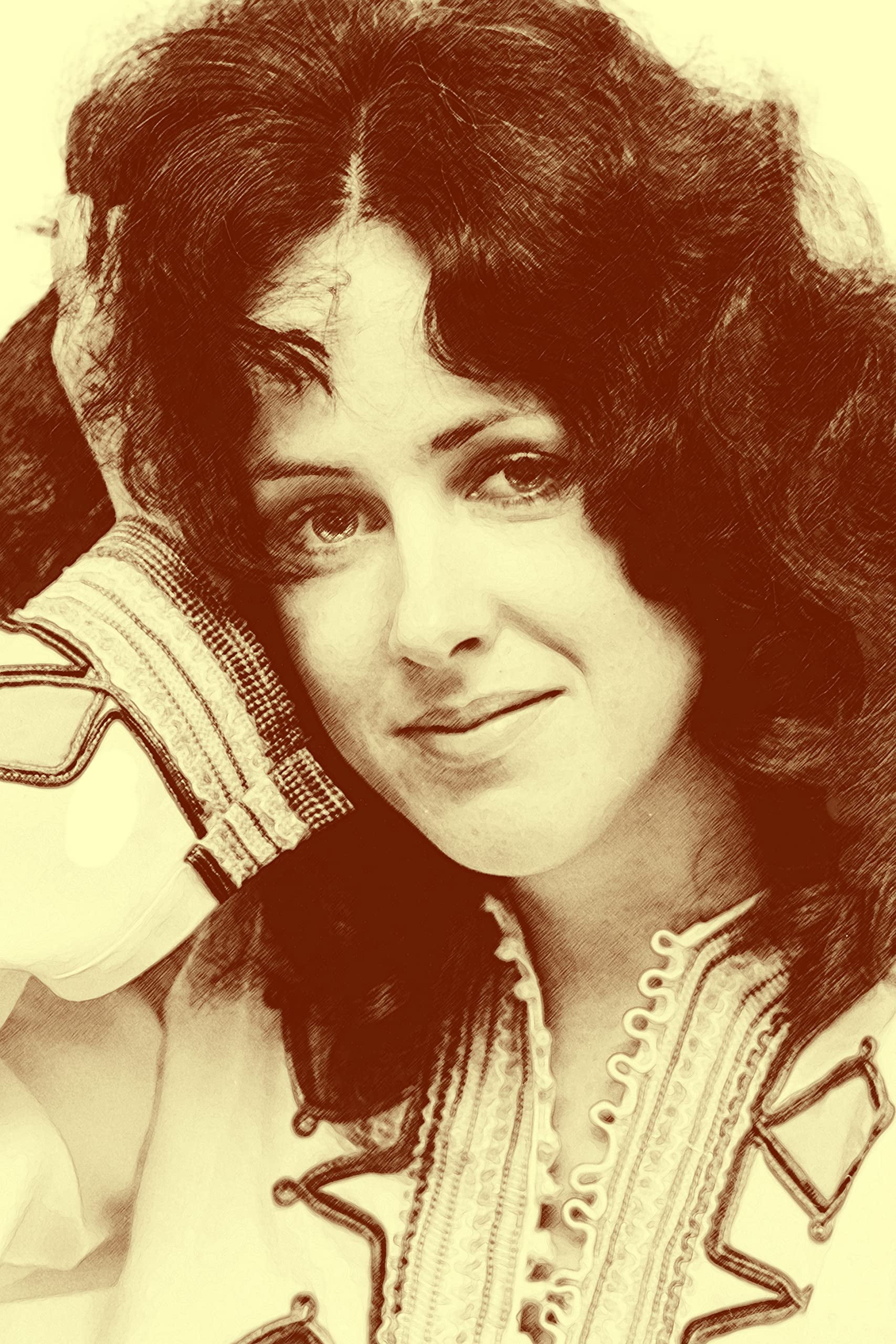 Wall Art Impressions 24x35in Coated Paper Grace Slick Portrait ...