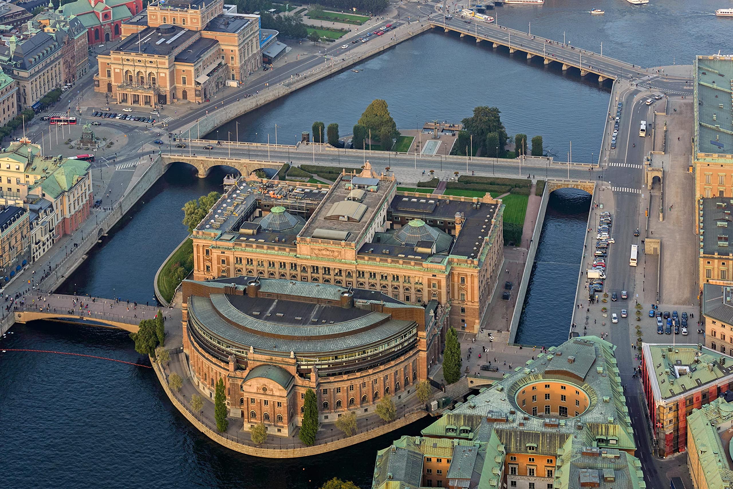Wall Art Impressions 35x24in Coated Paper Riksdagen parliament Sweden ...
