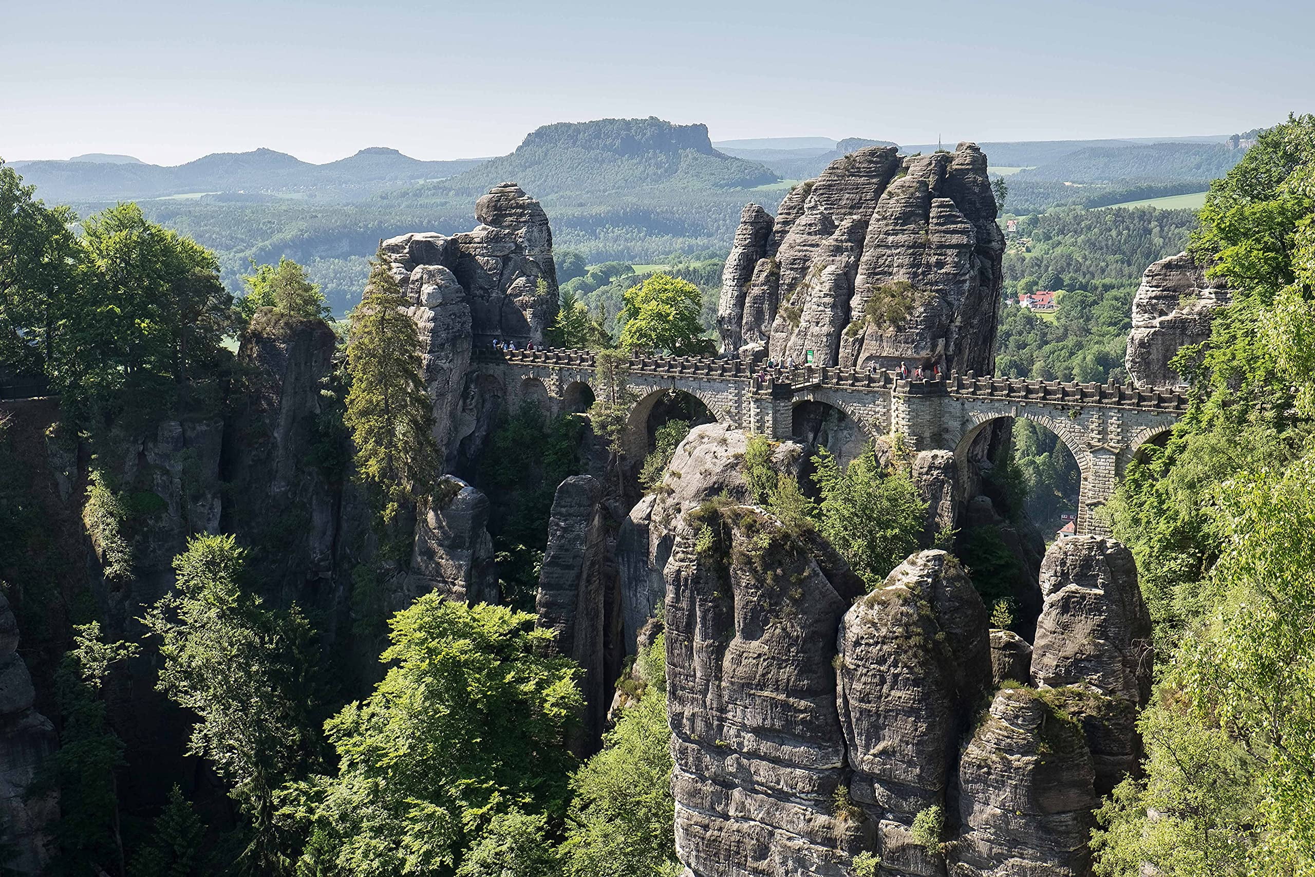 Wall Art Impressions 36x24in Poster Bastei Germany Forests Stones ...