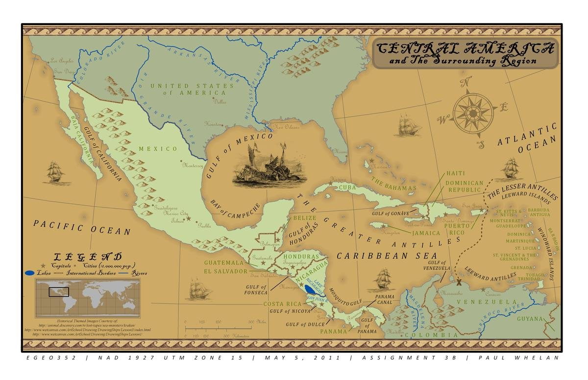 Wall Art Impressions 37x24in Photographic Quality Poster Thematic Map ...