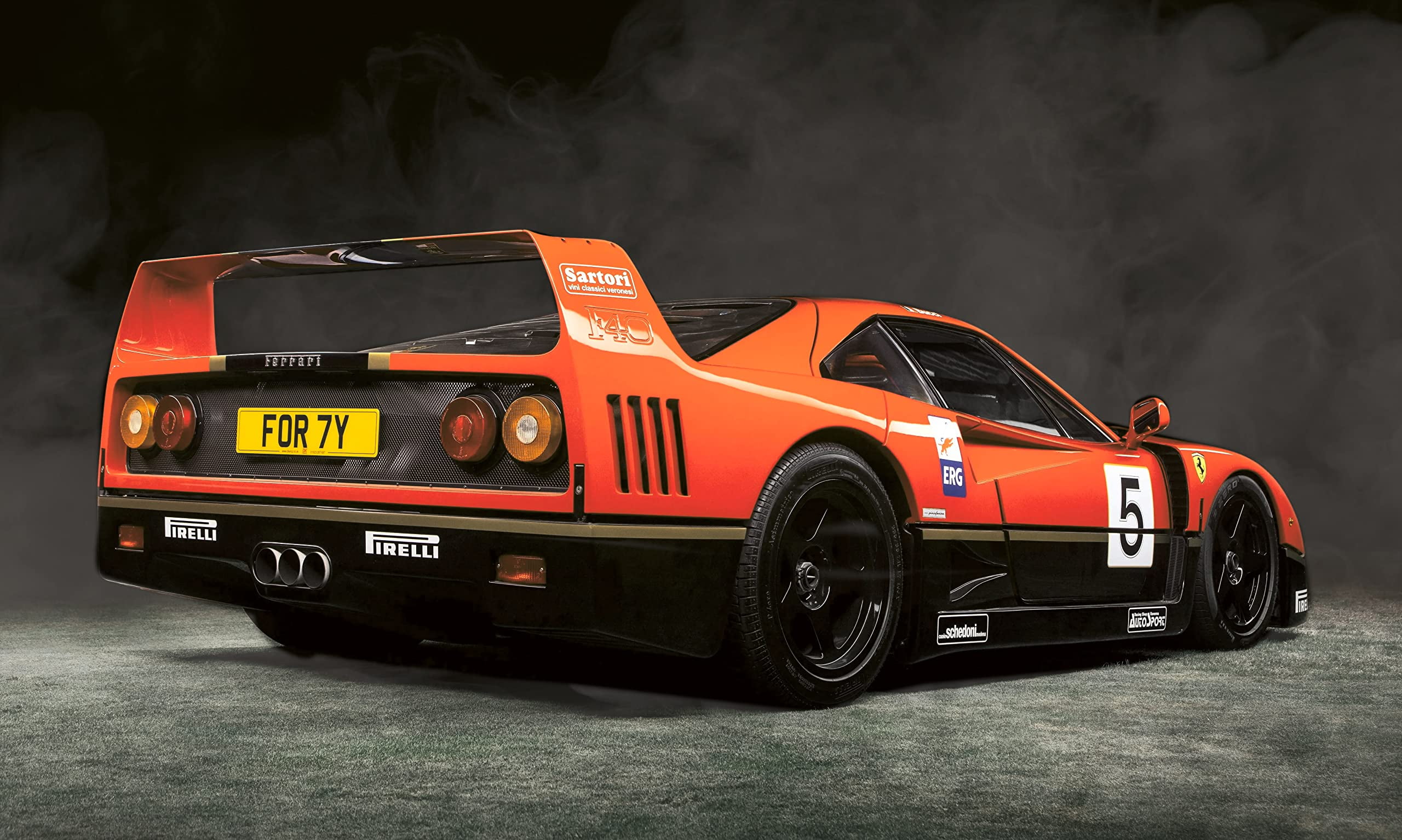 Wall Art Impressions 40x24in Photo Paper 1992 Ferrari F40 Competizione ...