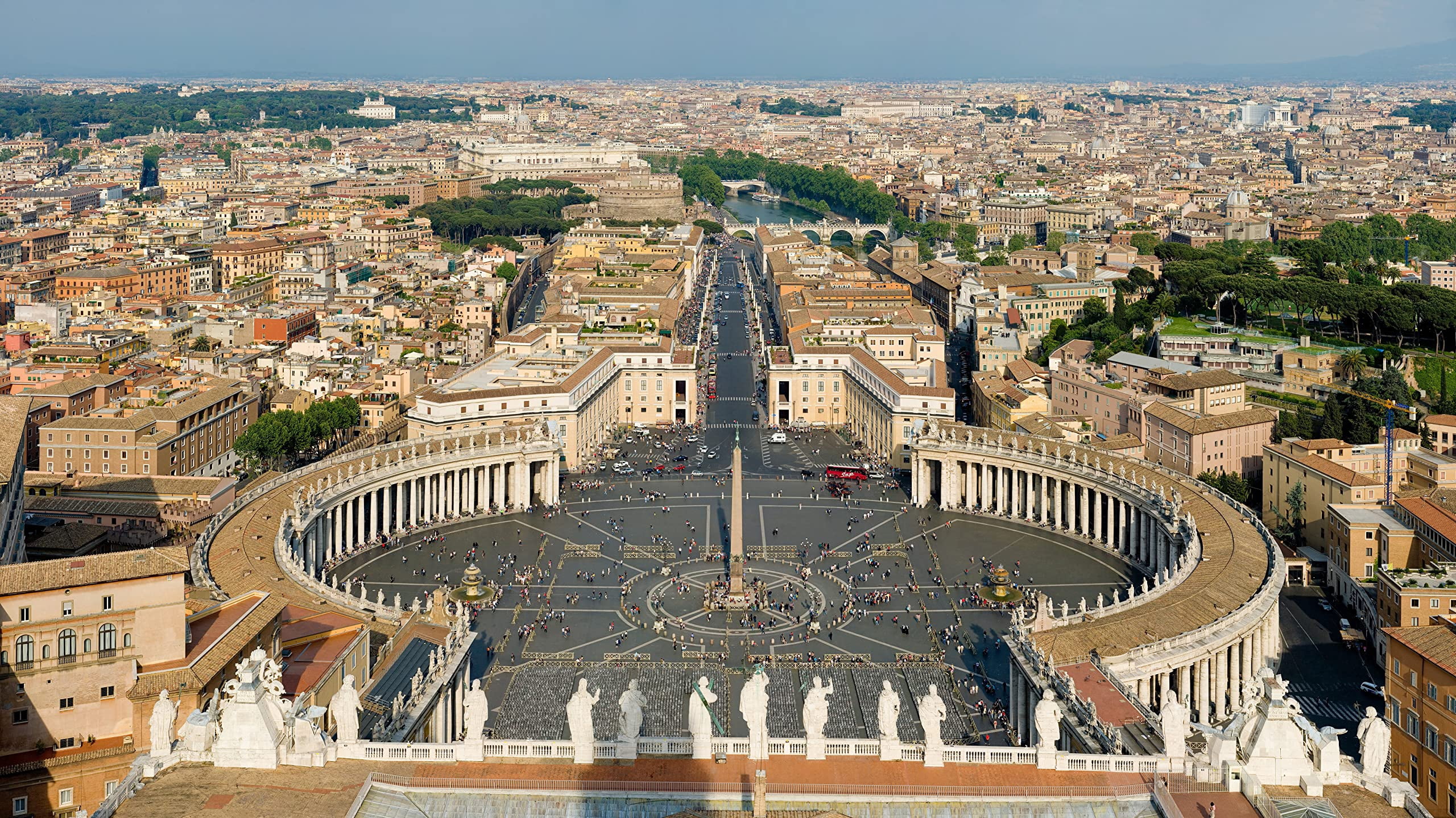 Wall Art Impressions 42x24in St Peter's Square Vatican City 【Photo ...