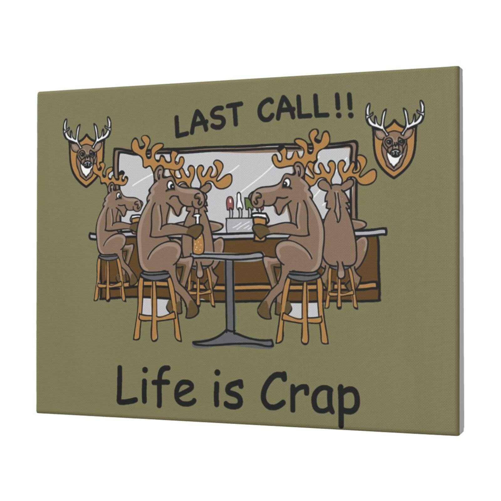 Wall Art Last Call At Bar Picture Canvas Wall Art Print Paintings ...