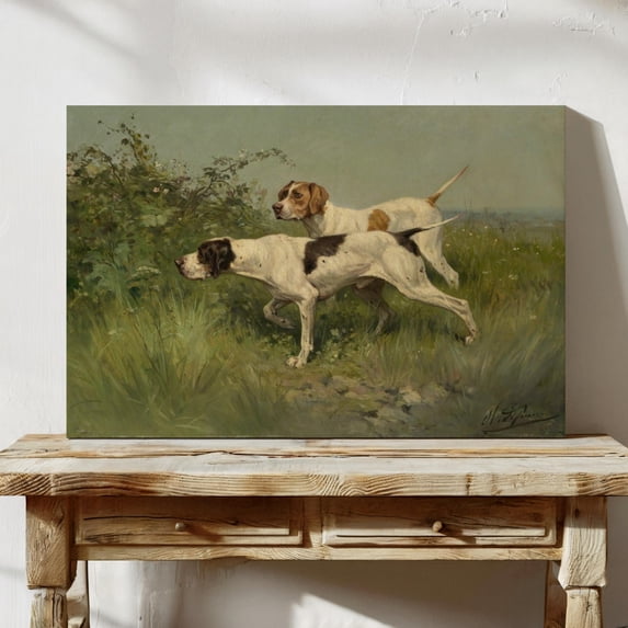 Wall Art Print Art Two Pointers By Charles Olivier De Penne Vintage ...