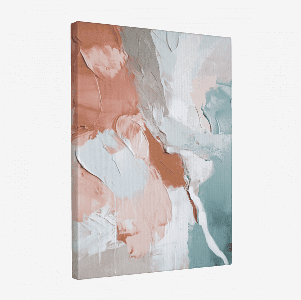 Wall Art Prints,Bold Complementary Palette – Vibrant cobalt blue meets fiery burnt orange in a ...