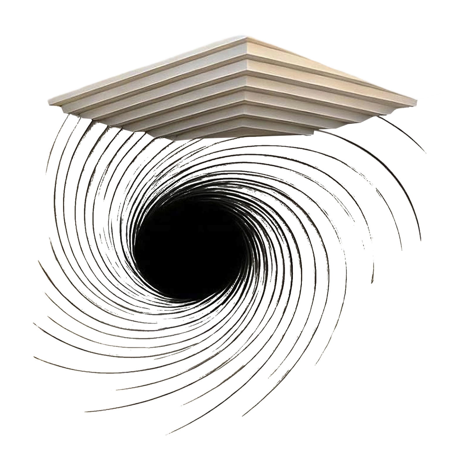 Wall Art That Reshapes Reality, Removable 3D Optical Wall Art Illusion ...