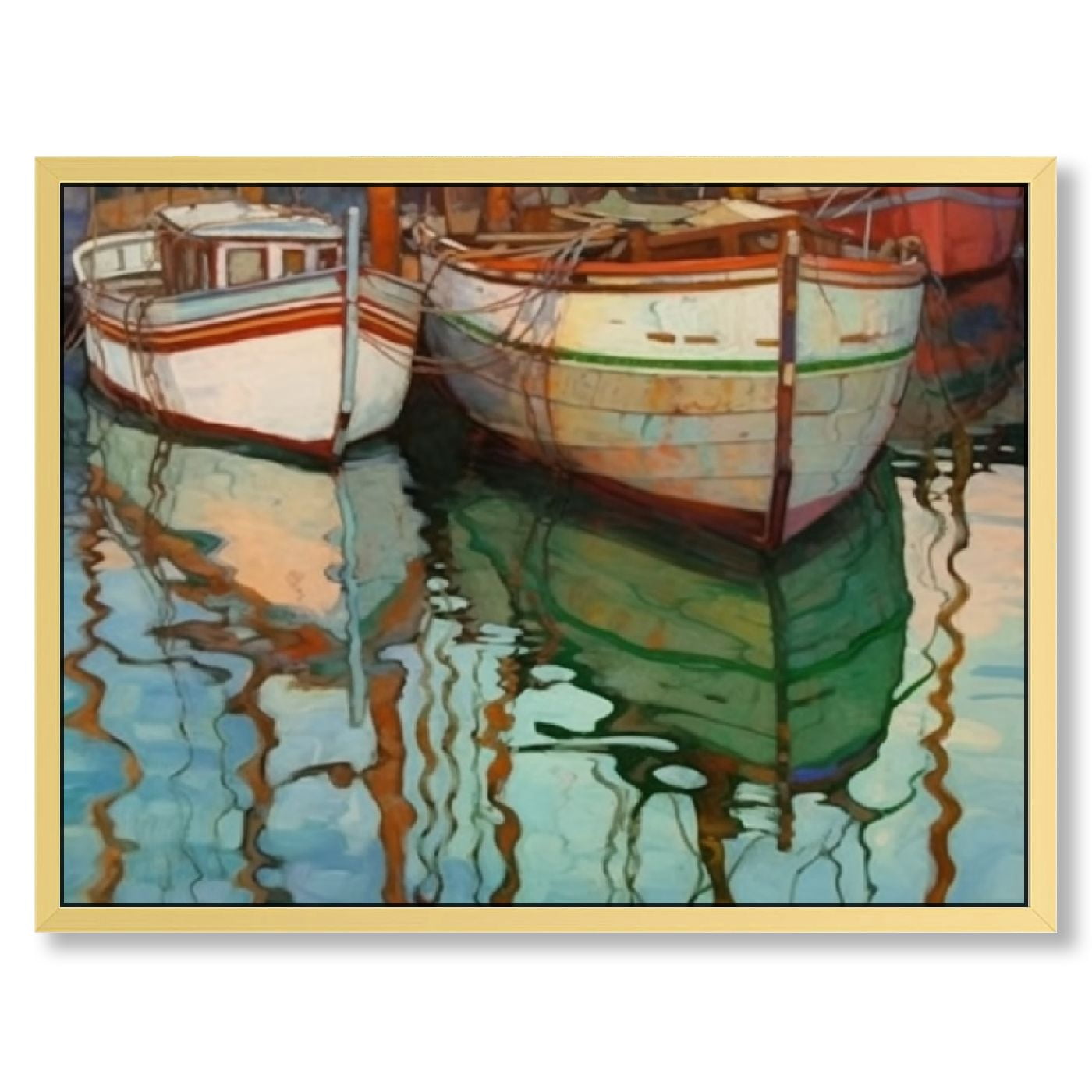 Wall Art-The Port Trieste Art Poster-Expressionism Art Prints-Famous ...