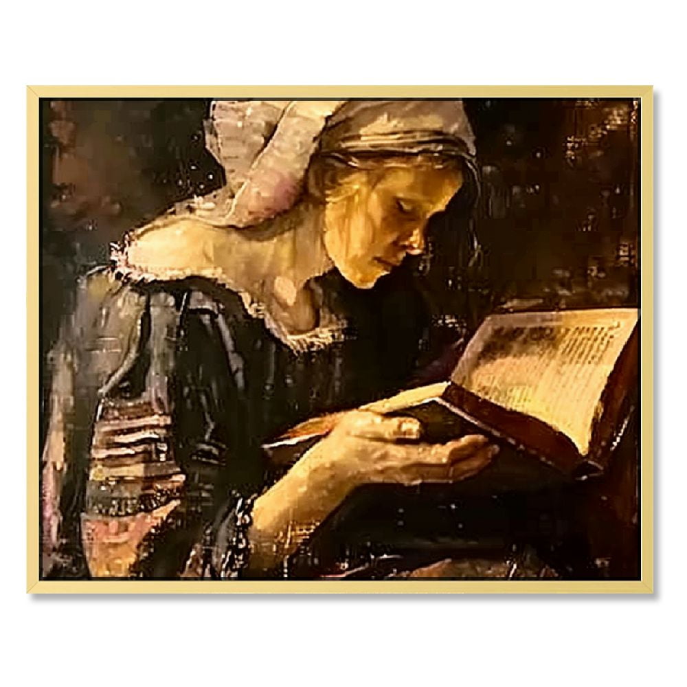 Wall Art - The Prophetess Anna - Baroque Painting Canvas - World's Most ...