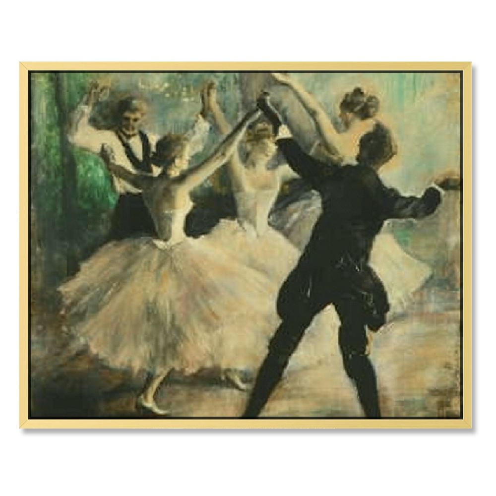 Wall Art - The Rehearsal of the Onstage - Fine Art Oil Paintings ...