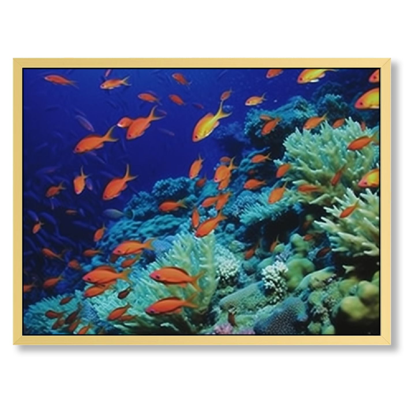 Wall Art for Aquarium View of The Seabed Canvas Print Picture Wall Art ...