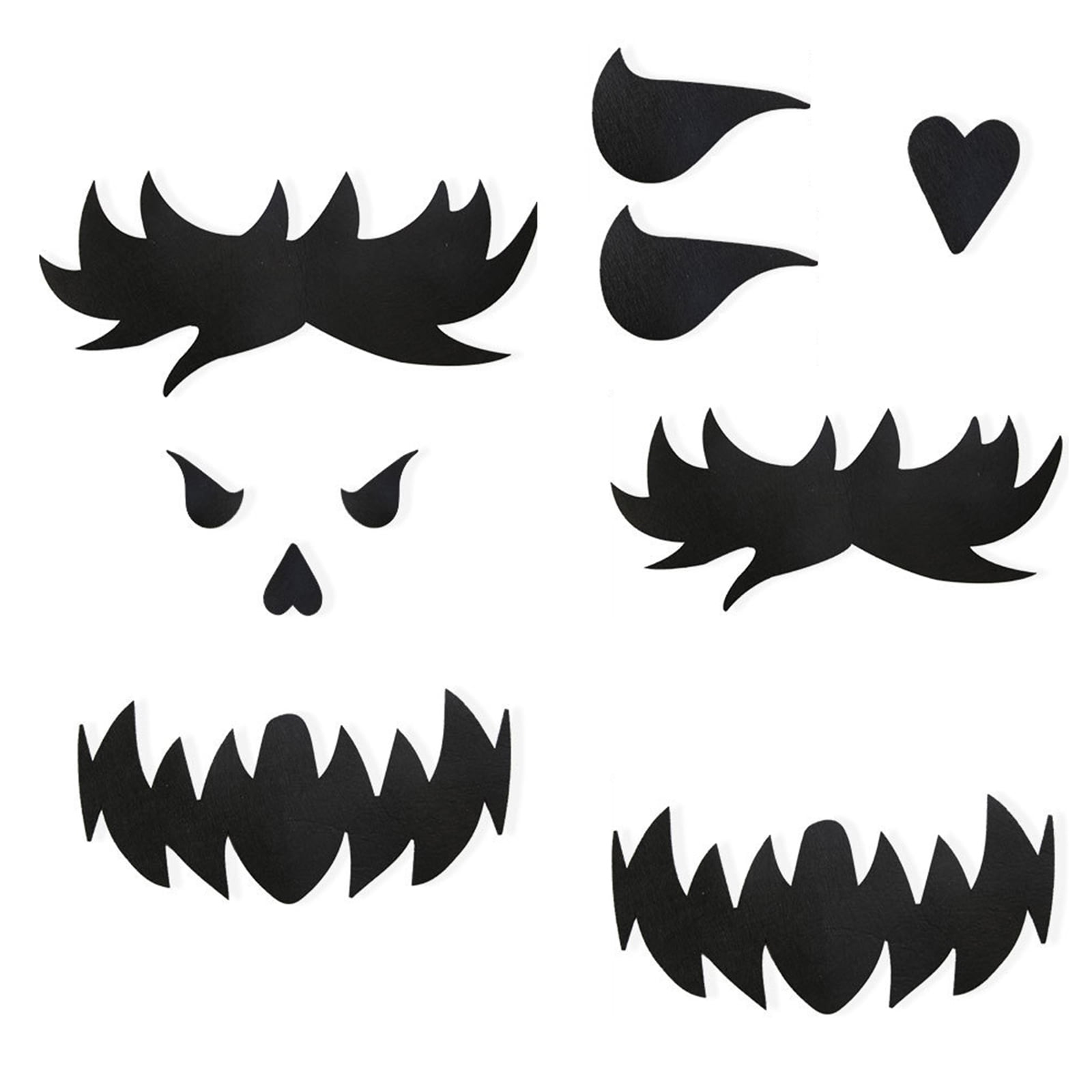 Wall Bat Halloween Decoration Set, Easy & Remove Felt Decals for Door ...