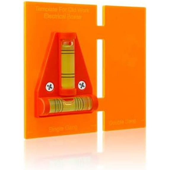 Wall Box Template And Level for Mounting Both Single and Double Gang ...