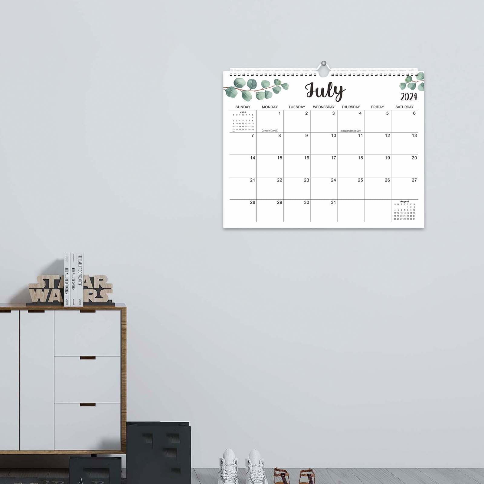 Wall Calendar 20242026 Uk 37 X 29 Cm 18 Month Academic Wall Calendar To ...