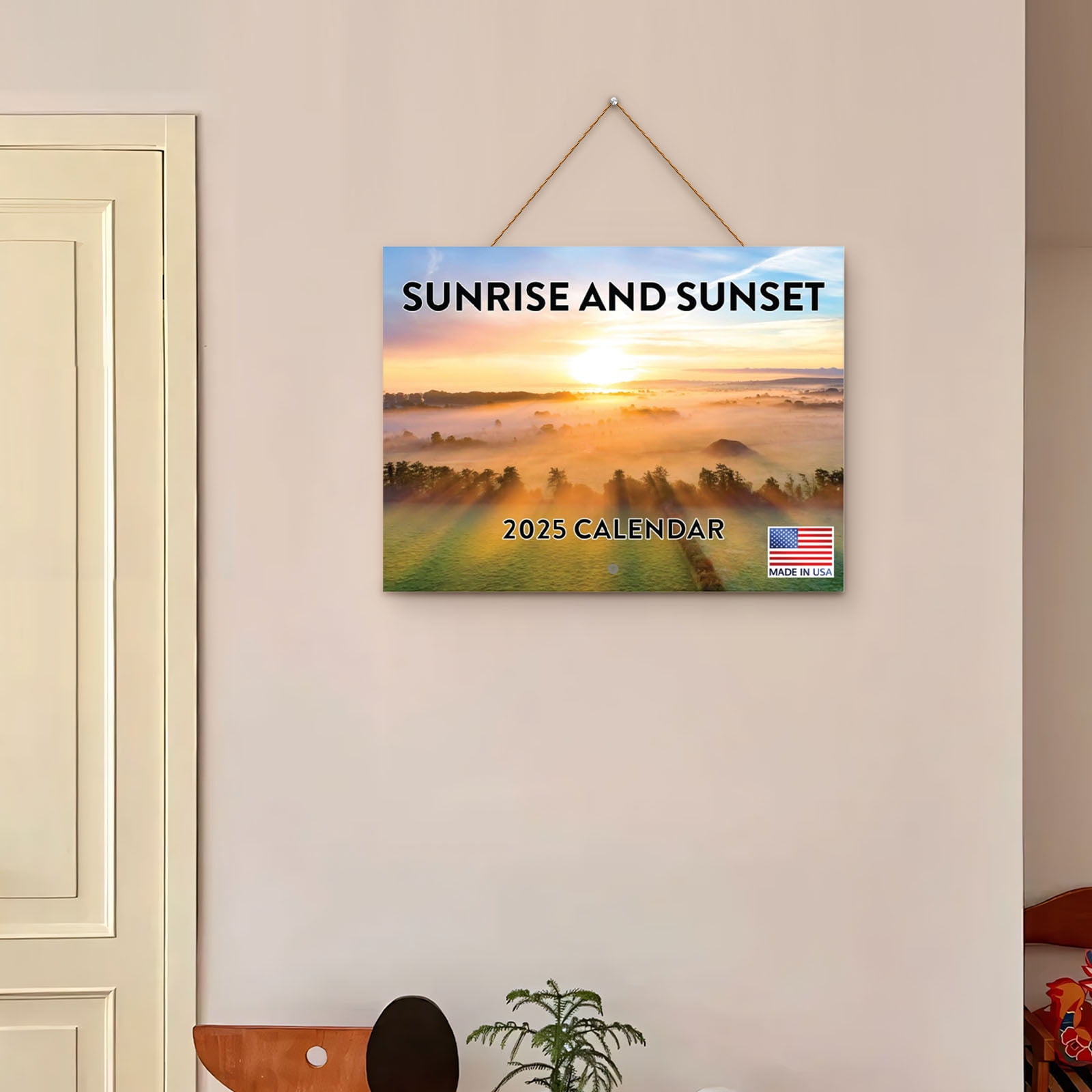 Wall Calendar 2025-12 Months Hanging Wall Calendar from Jan. 2025 to ...