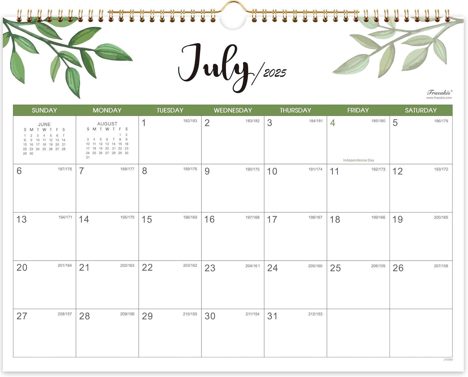 Wall Calendar 2025-2027 - JULY 2025 to JUNE 2027, 24 Months Wall ...