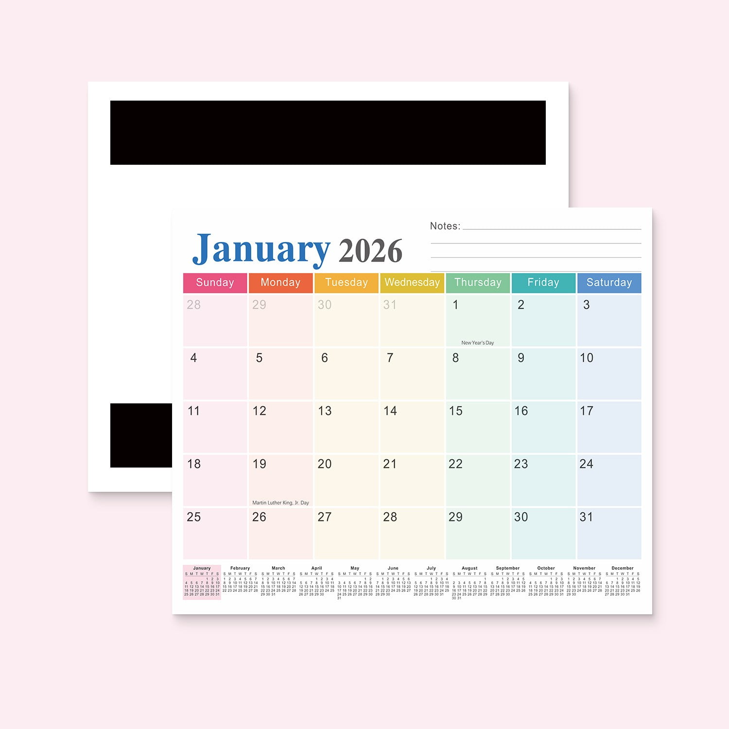 Wall Calendar 2026-2027 18 Month Jan. 2026 to Jun. 2027 Large ...