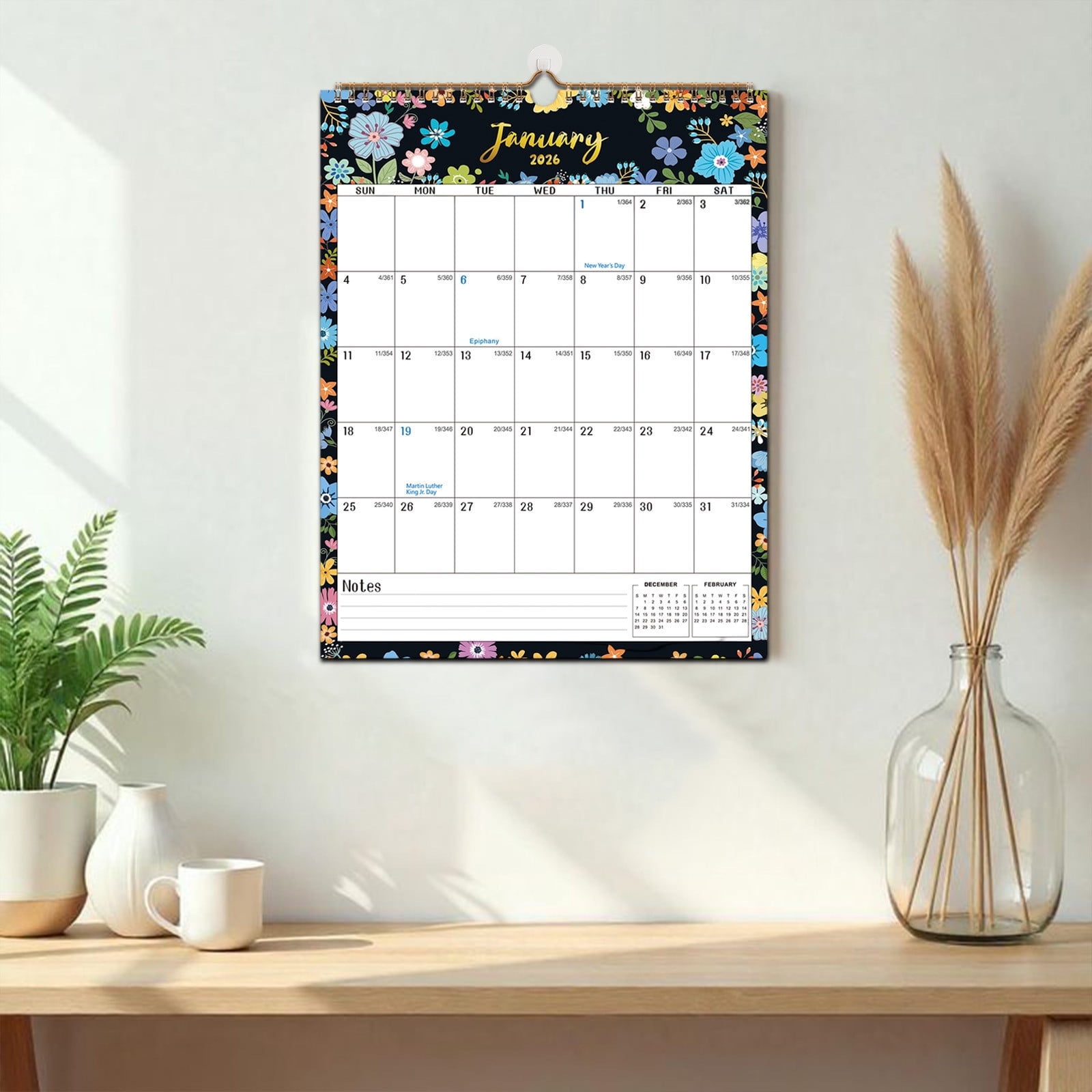 Wall Calendar 2026-27 Planning Calendar Thick Paper Yearly Calendar ...