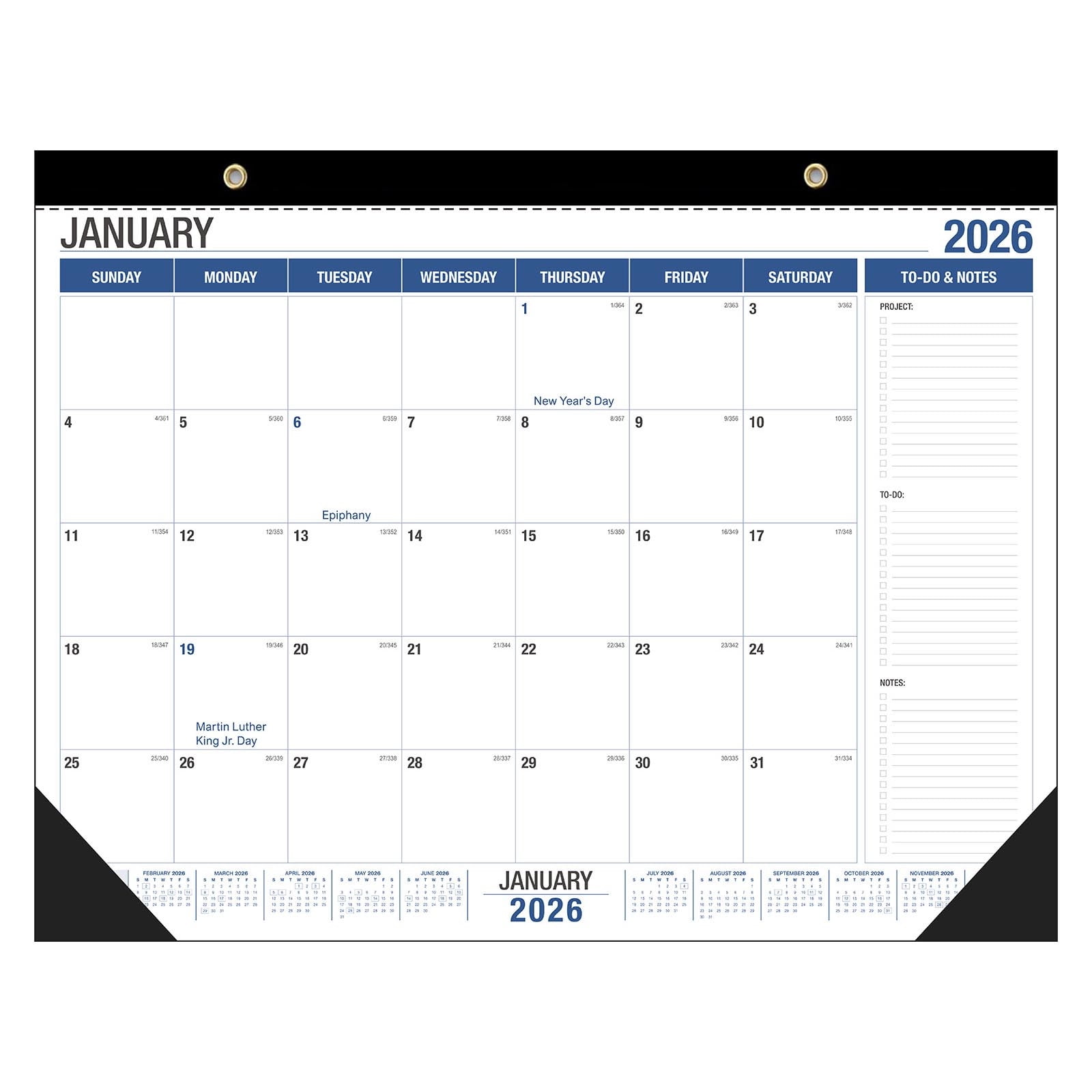 Wall Calendar 2026-27 Planning Calendar Thick Paper Yearly Calendar ...