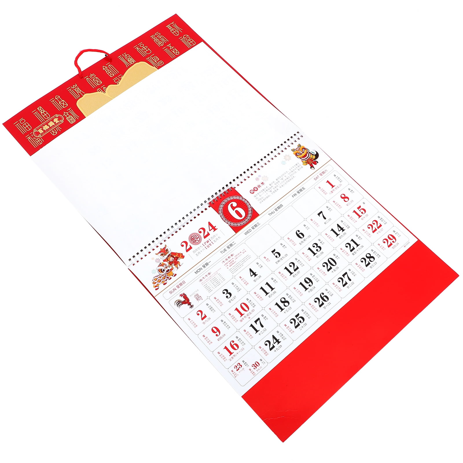 Wall Calendar Delicate Office Wall Calendar Hanging 2024 Calendar Wall ...