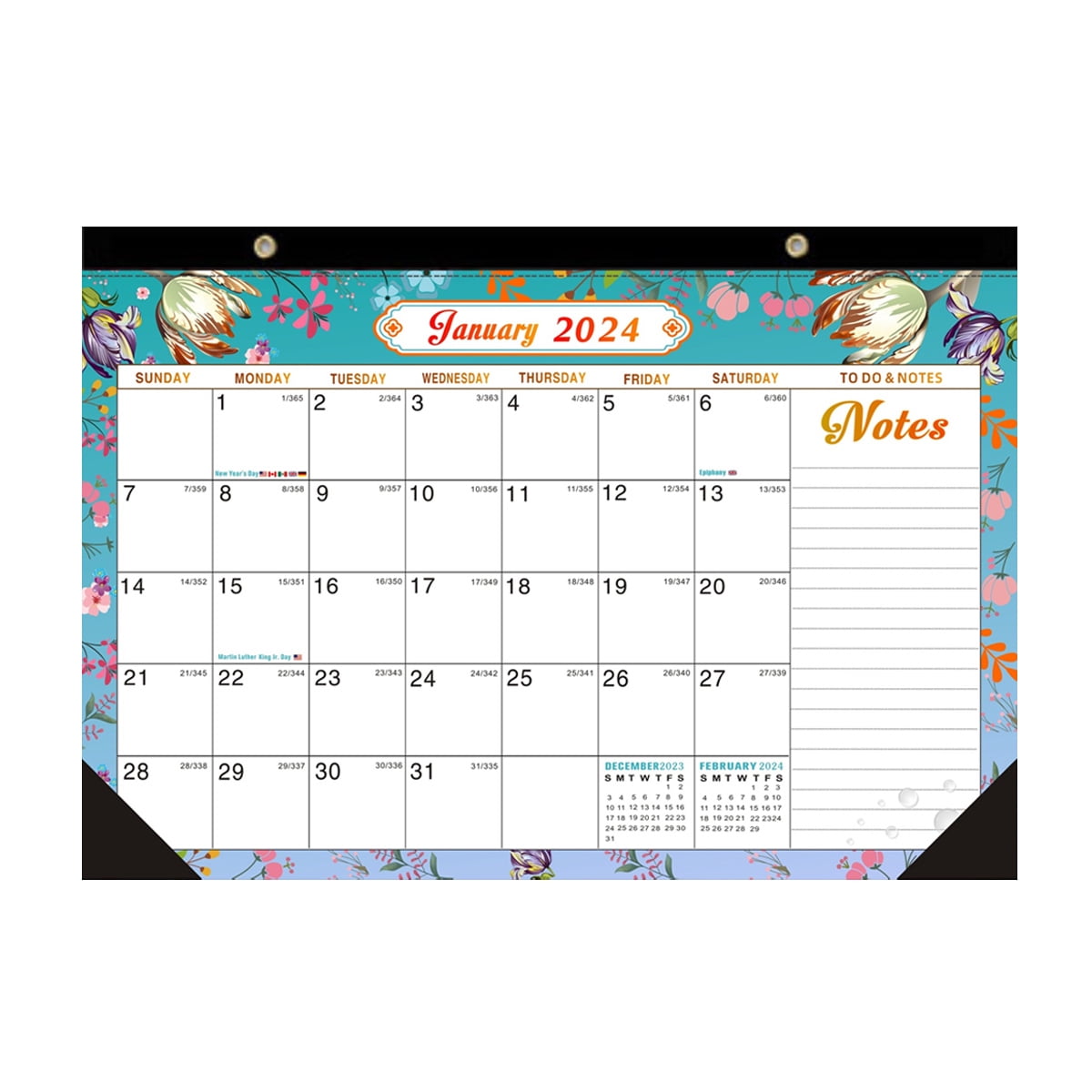 Wall Calendar, Jan. 2024 - Jun. 2025, Wall Calendar With Thick Paper ...