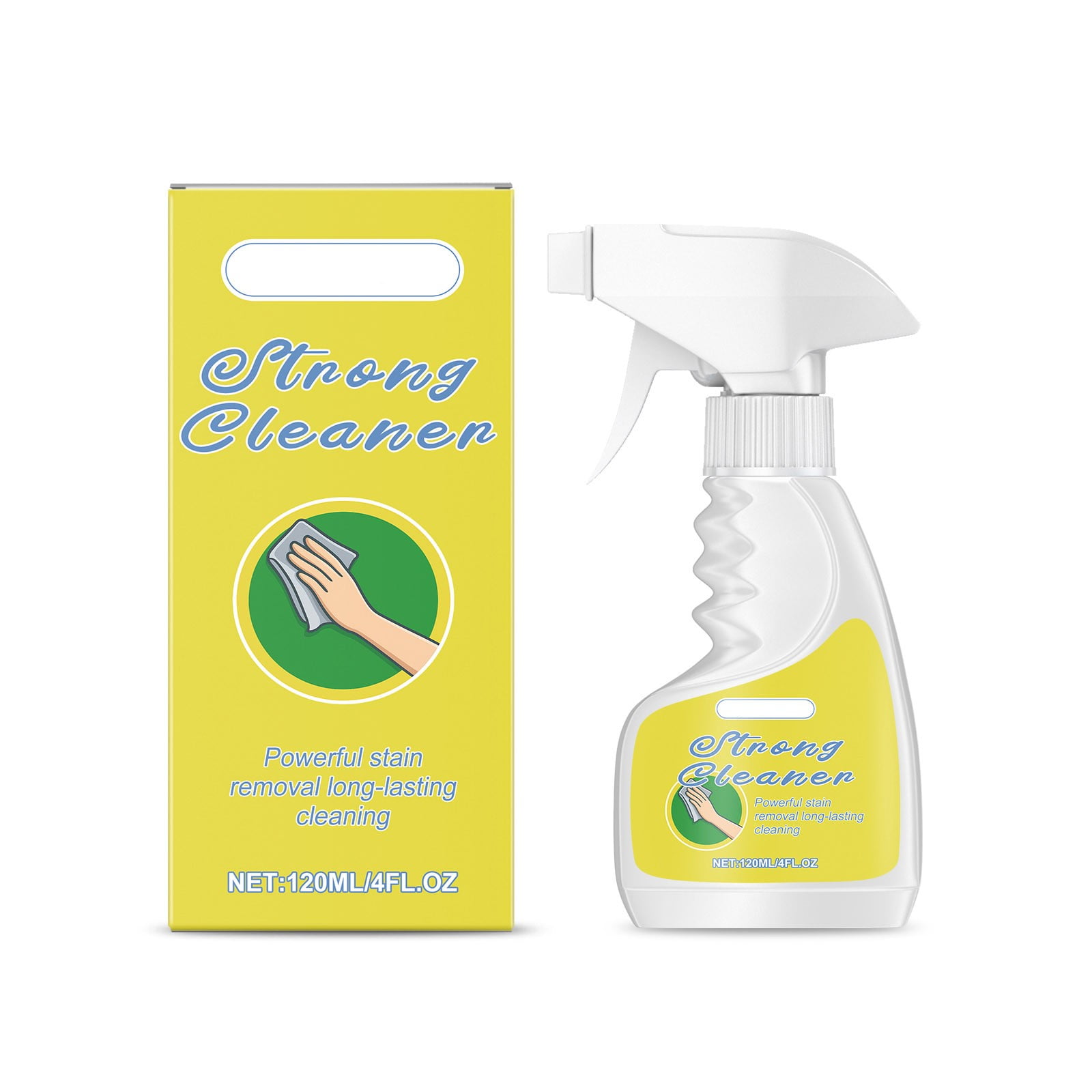 Wall Cleaner Stain Remover, 120ml Concentrated Formula, Non-Toxic Acid ...