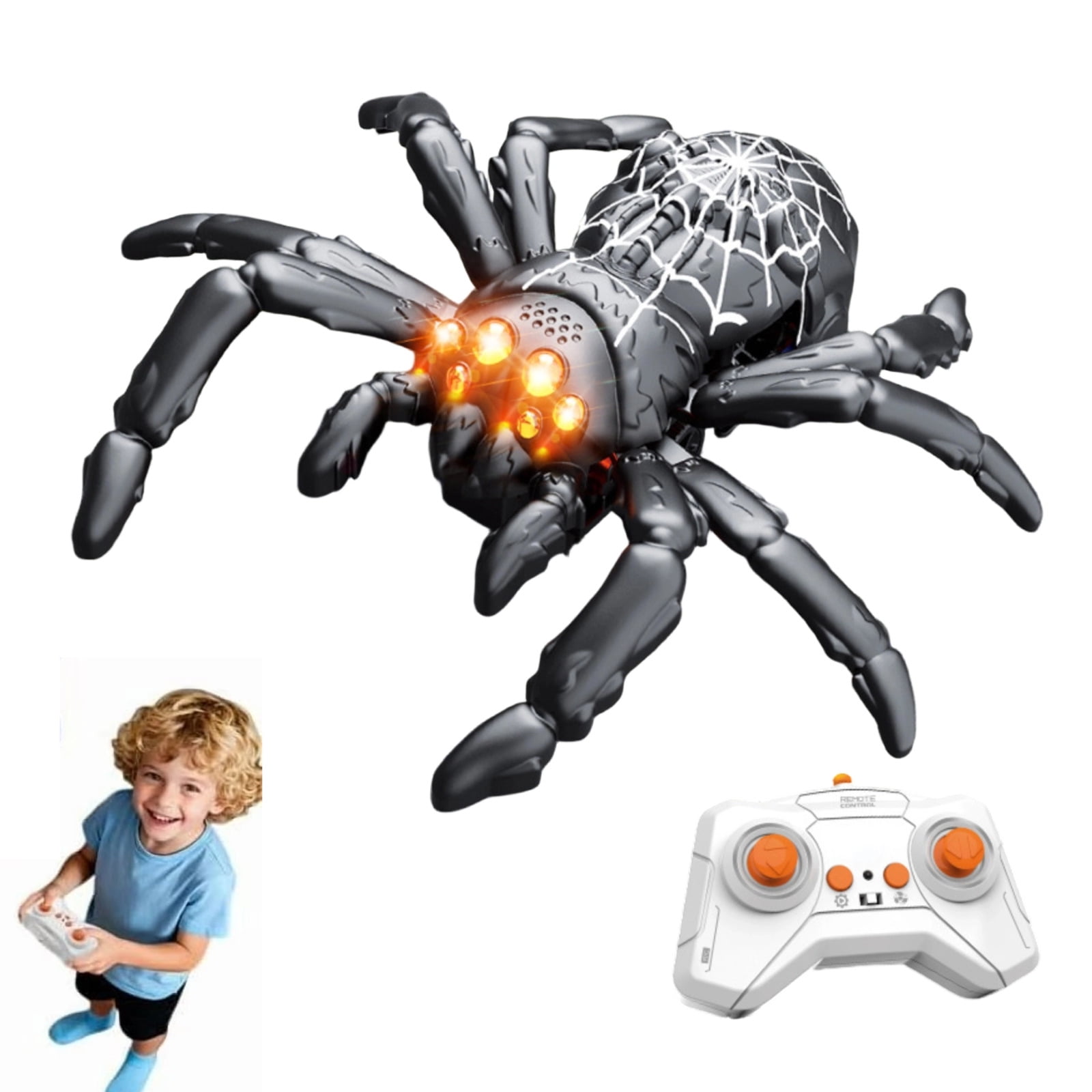 Wall Climbing Gecko Spider Toy, Remote Control Electric Lizard Robot ...