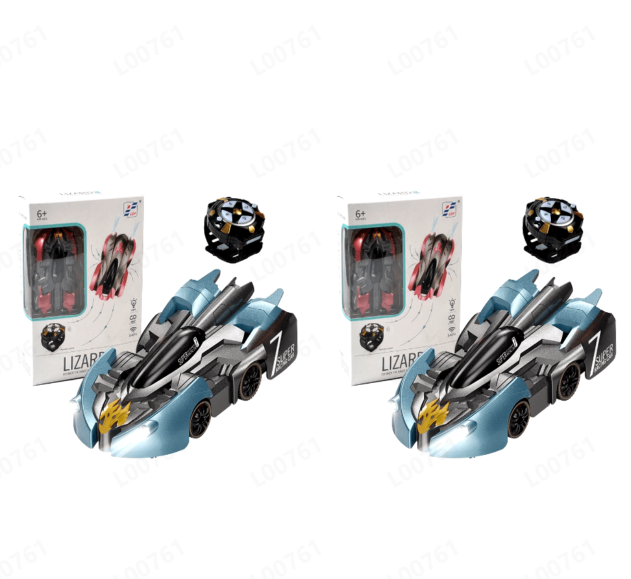 Wall Climbing Rc-Stunt Car with Watch Remote Control, Rechargeable Wall ...