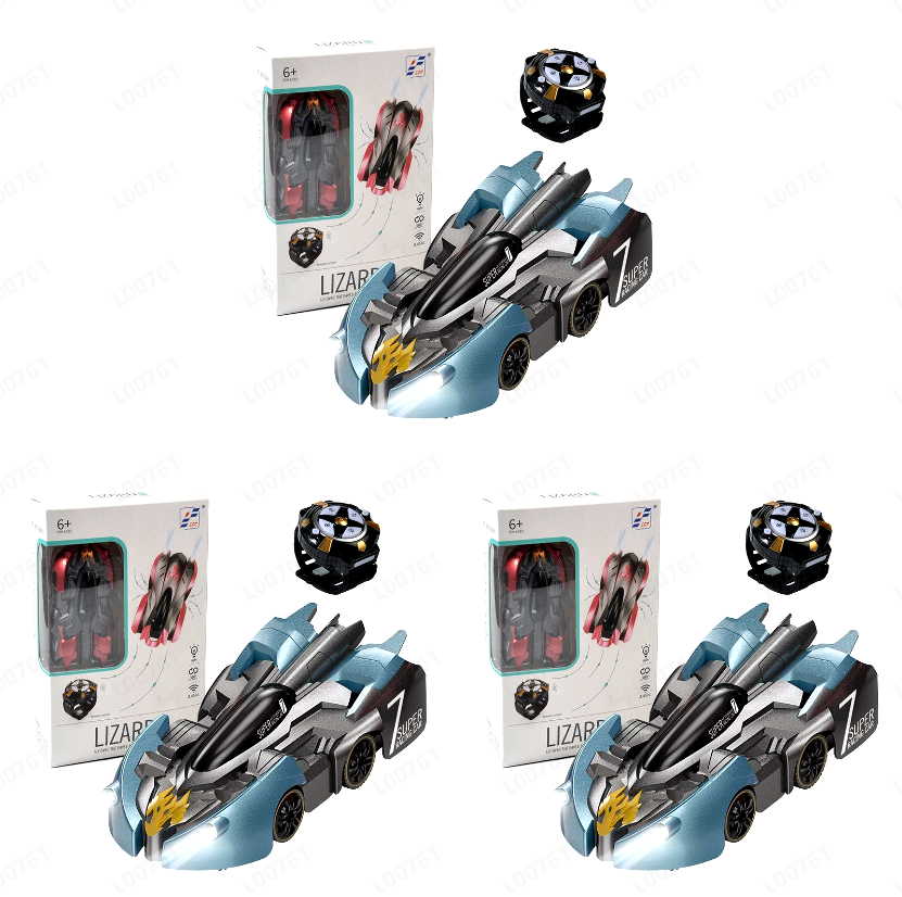 Wall Climbing Rc-Stunt Car with Watch Remote Control, Rechargeable Wall ...