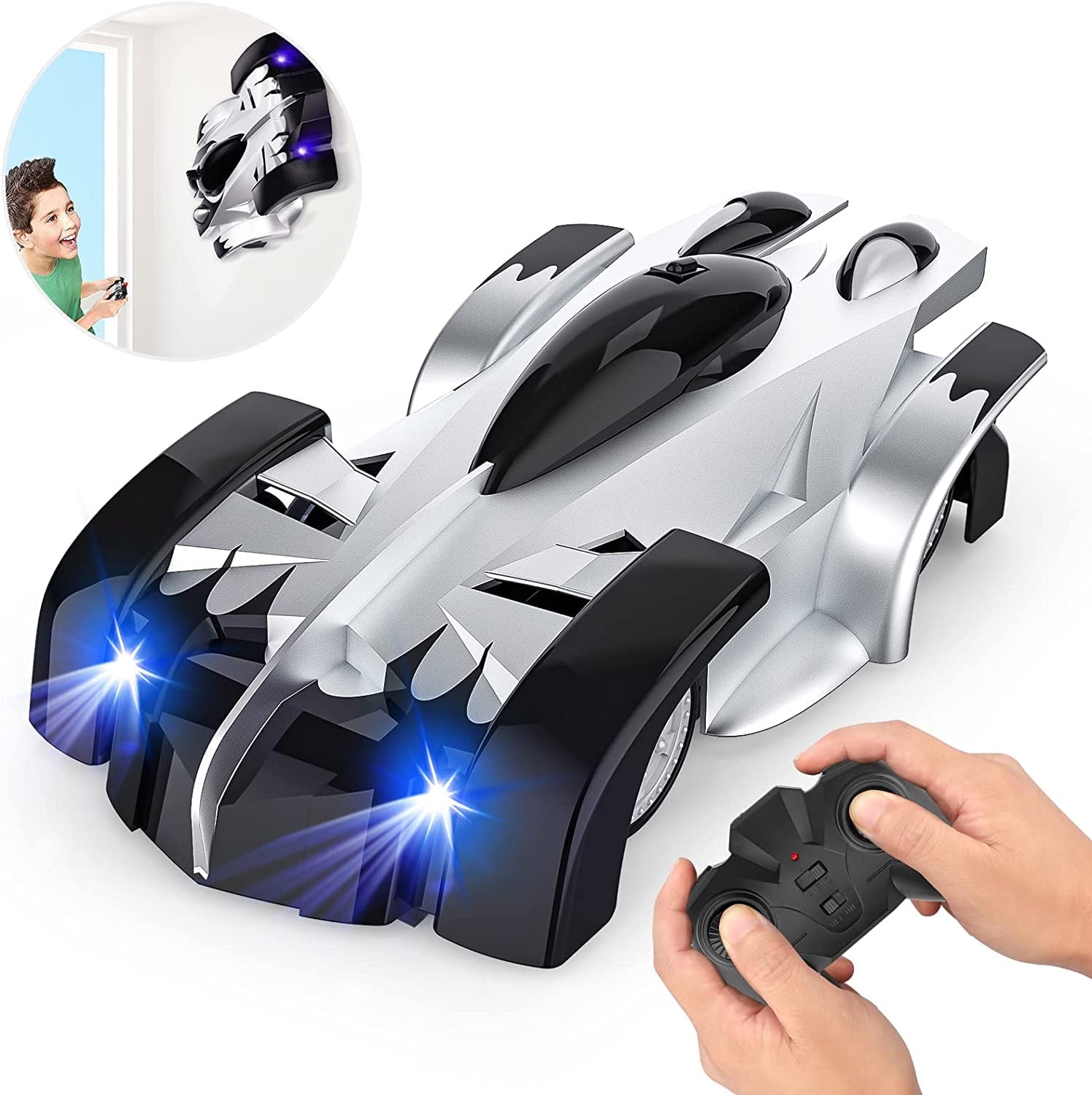 Wall Climbing Remote Control Car,360° Rotating Dual Mode RC Stunt Car ...