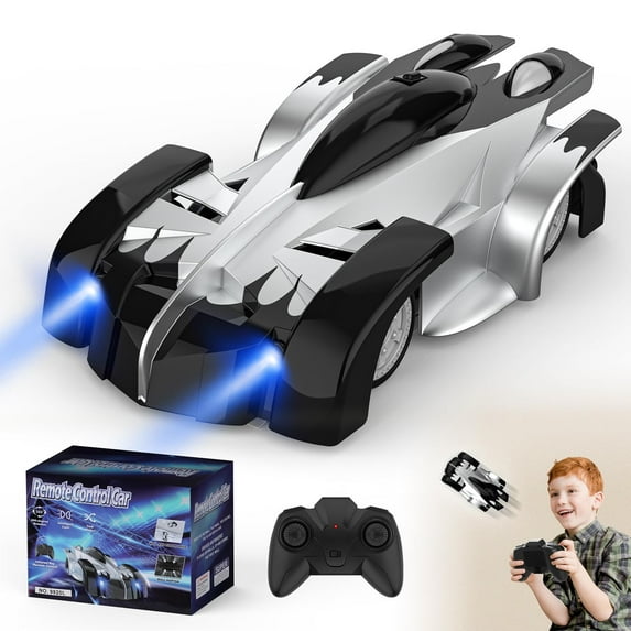Wall Climbing Remote Control Car, 360° Rotating RC Stunt Car with ...
