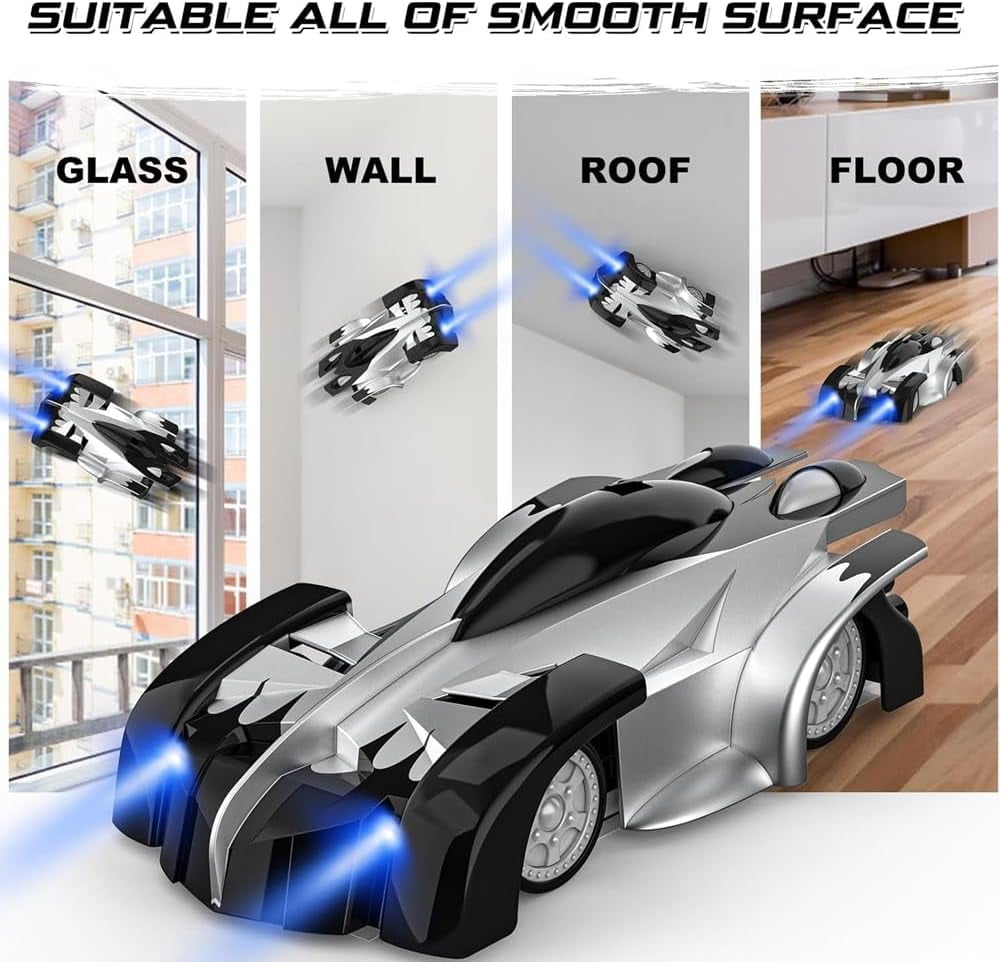 Wall Climbing Remote Control Car Dual Mode 360deg Rotating RC Stunt ...