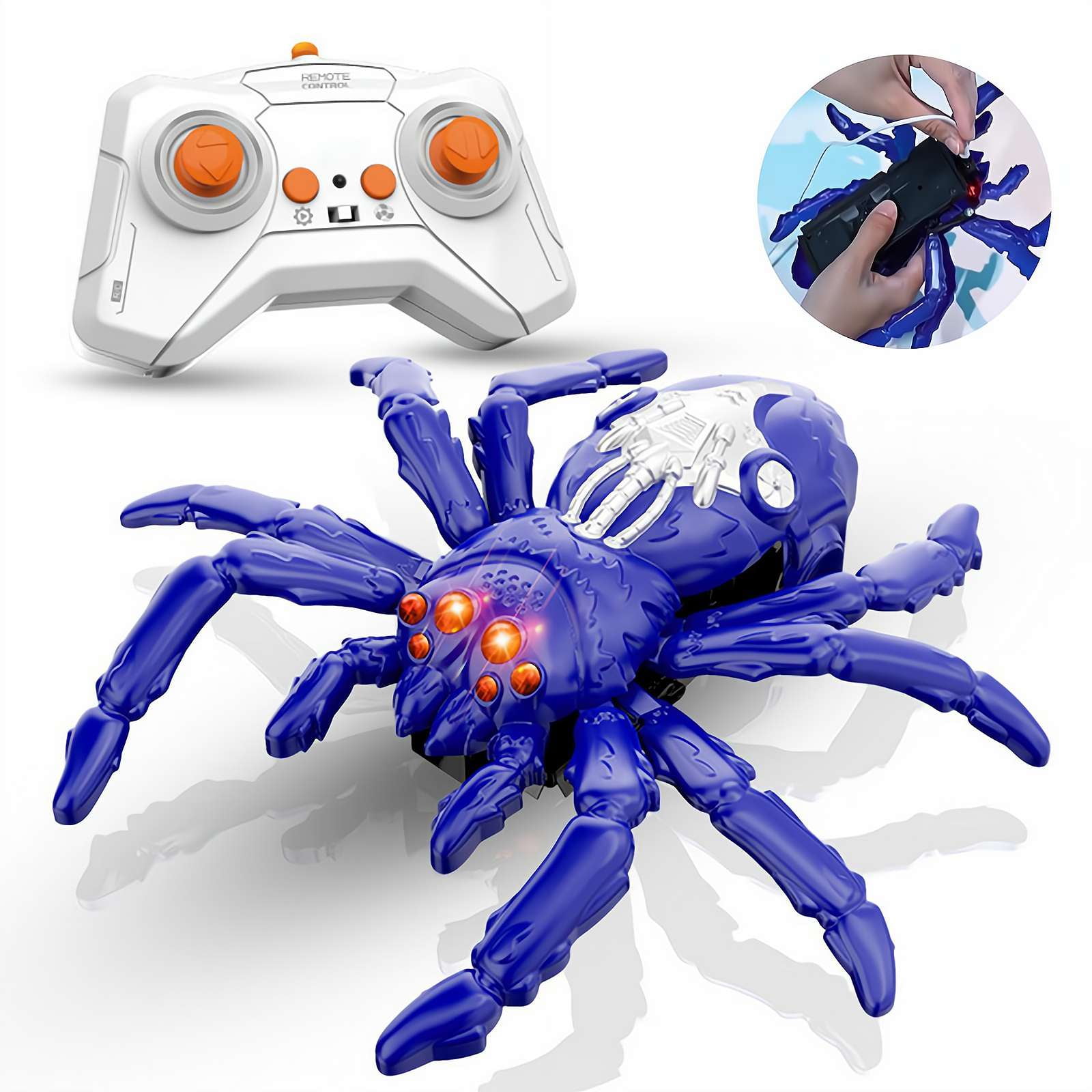 Wall Climbing Spider,RC Remote Control Cars,Wall Crawler Robot Spider ...