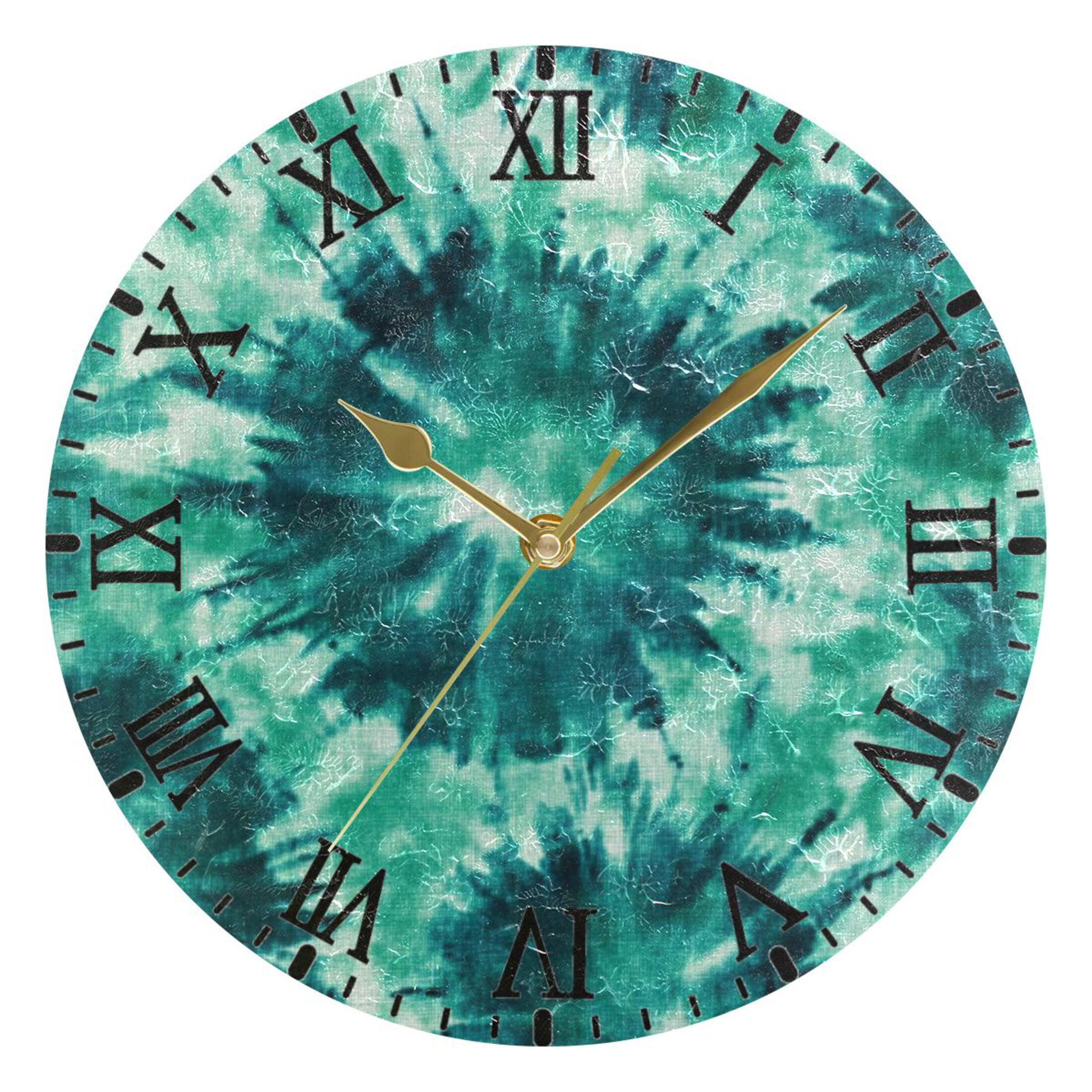 Wall Clock 10 Inch Battery Operated Clocks Living Room Decor, Silent ...